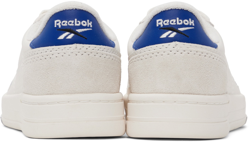 Reebok Classics White & Blue LT Court Sneakers Reebok Classics