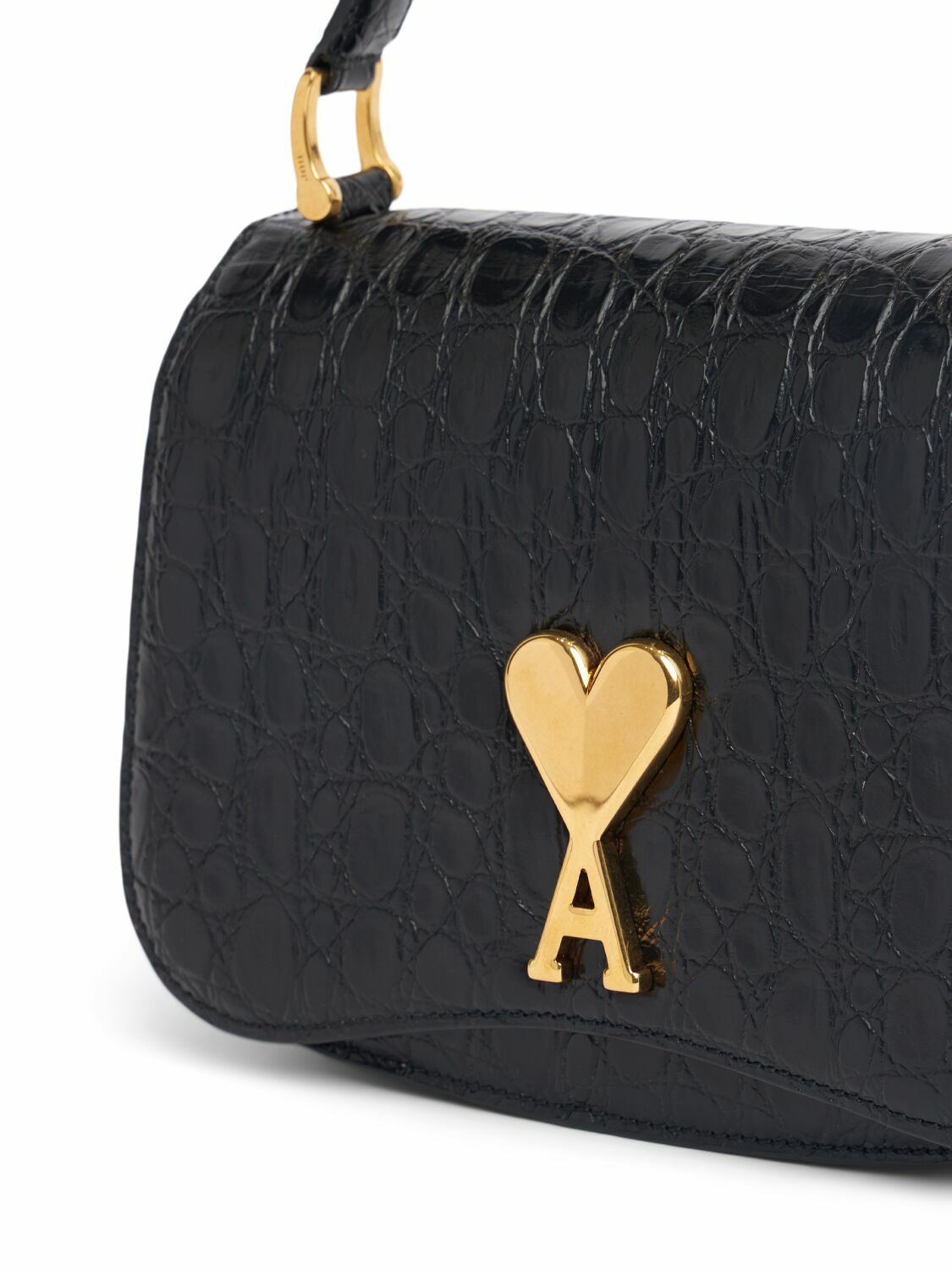 AMI PARIS Paris Paris Embossed Leather Bag AMI