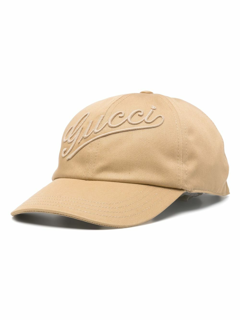 Gucci Brown Logo-Embroidered Baseball Cap Gucci
