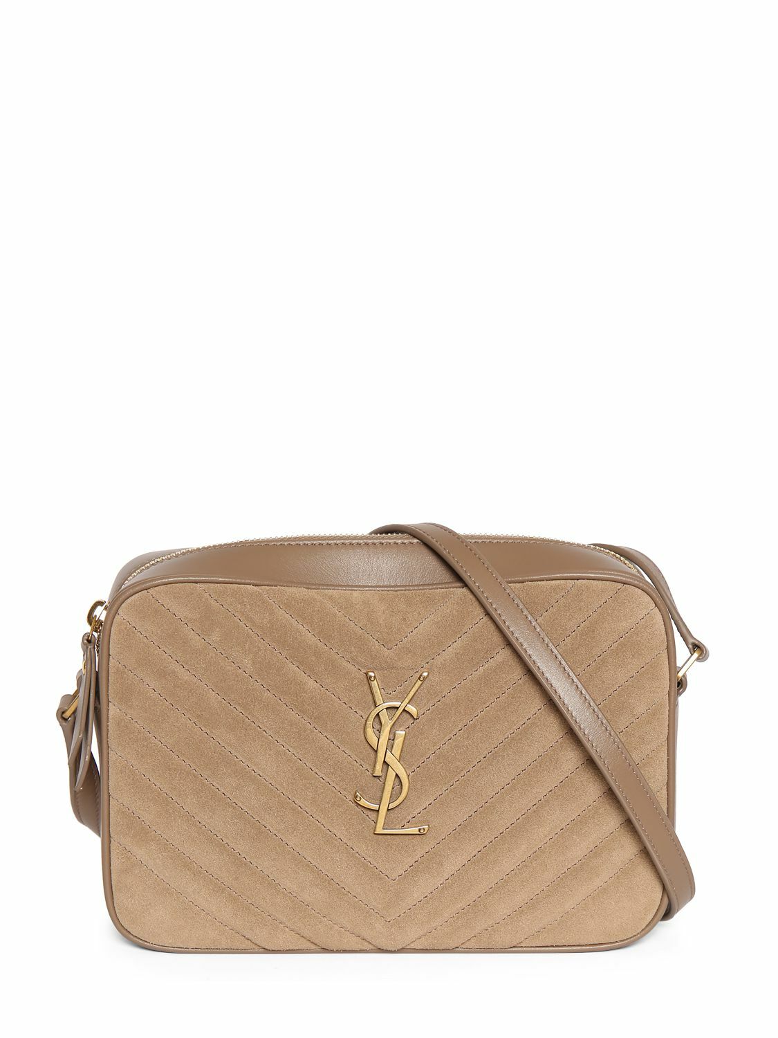 SAINT LAURENT - Medium Lou Monogram Leather Camera Bag Saint Laurent