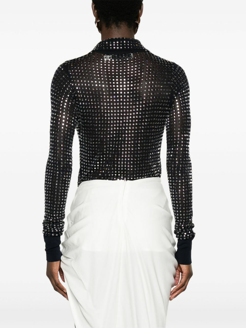 Christopher Esber Blue Cristalla Crystal-Embellished Body Christopher Esber