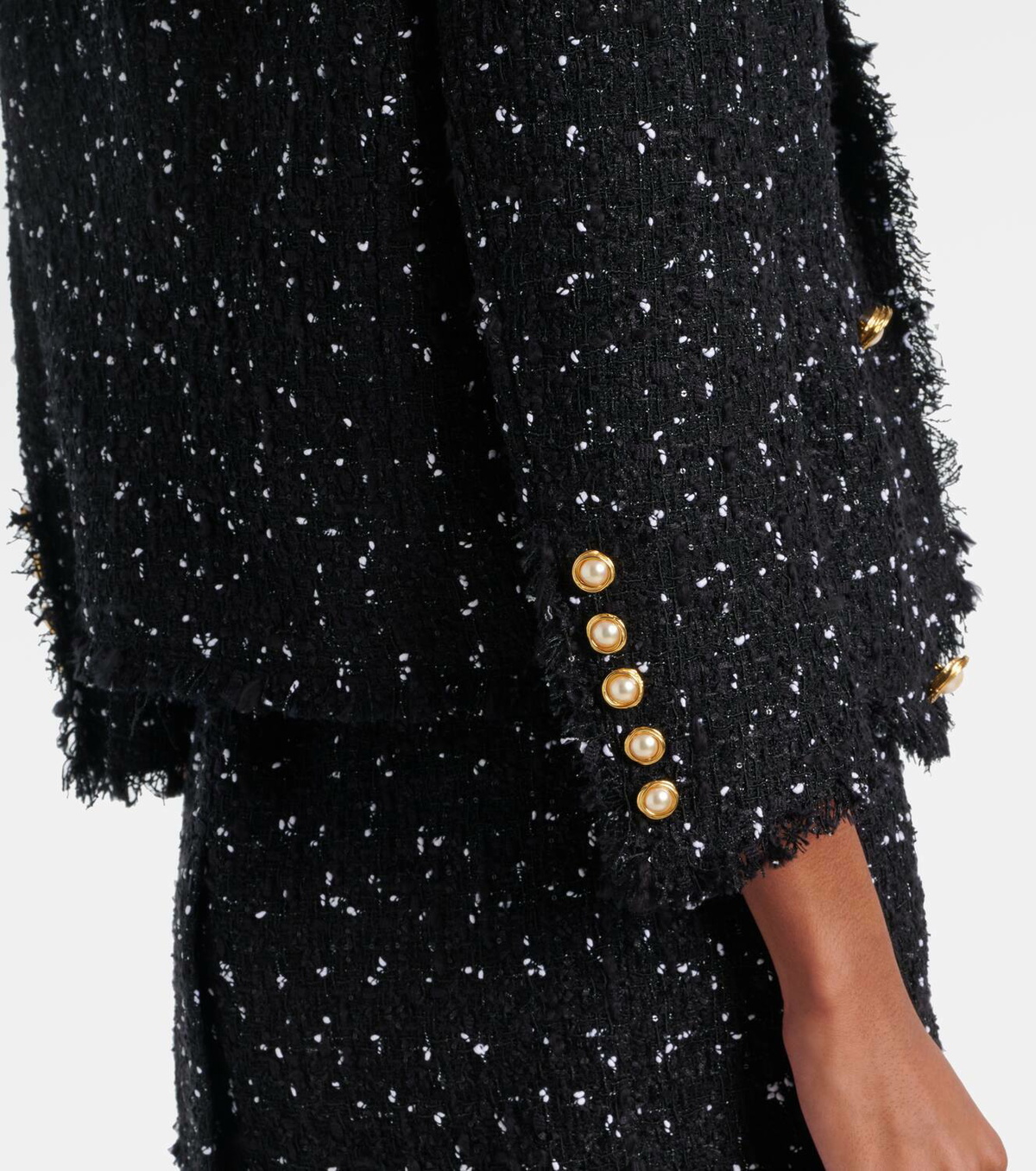 Balmain Spencer tweed jacket Balmain