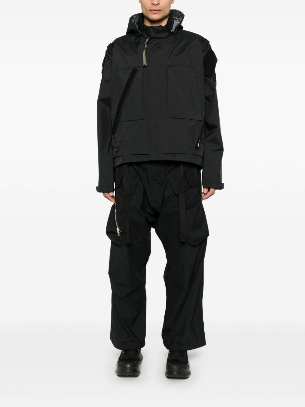 ACRONYM Black Wide-Leg Trousers Acronym