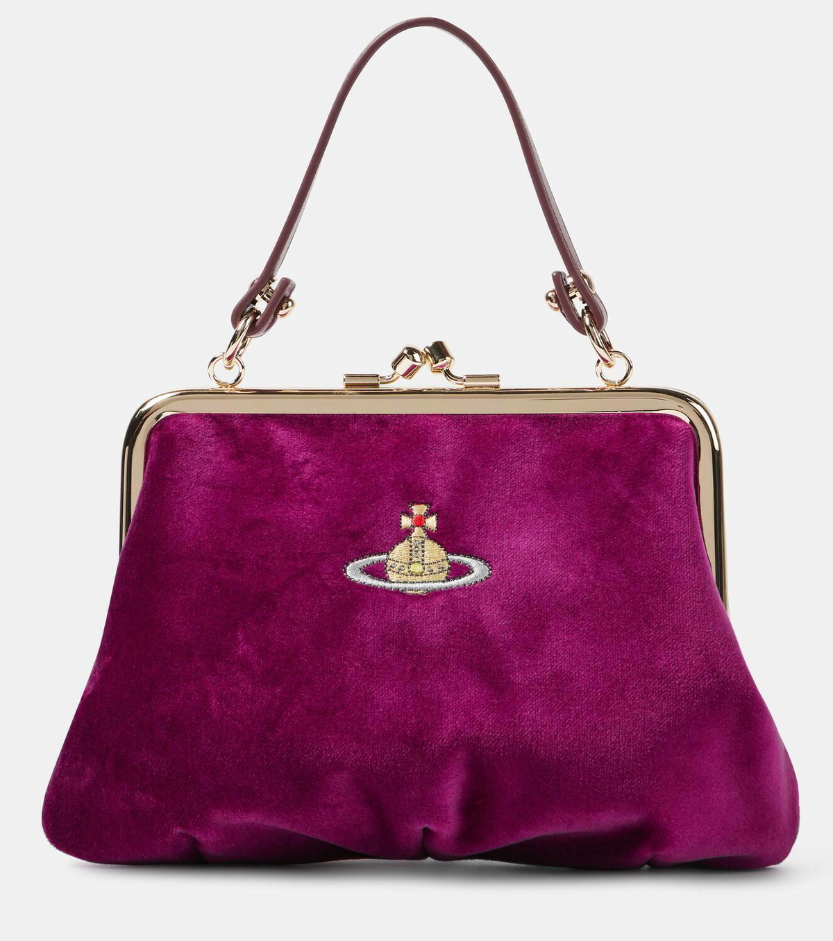 Vivienne Westwood Granny Frame velvet tote bag Vivienne Westwood