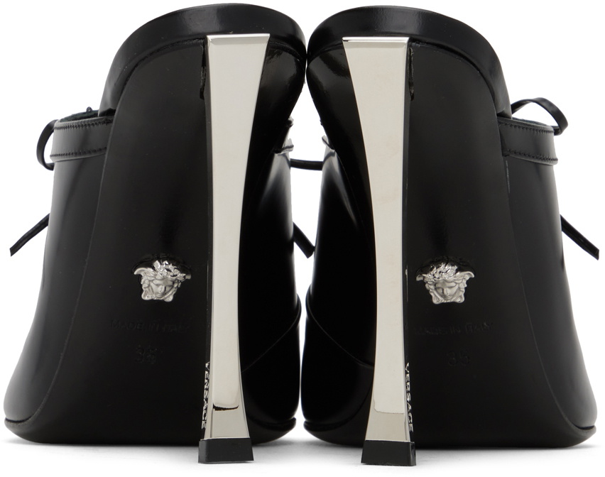 Versace Black Pin-Point Heels Versace