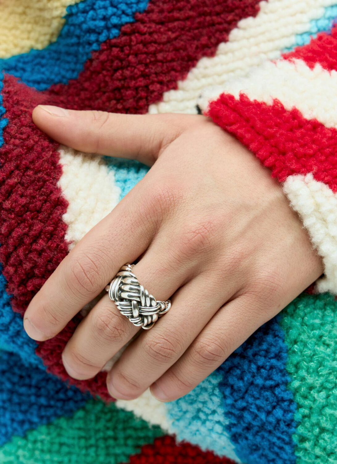 Bottega Veneta Intreccio Ring Bottega Veneta