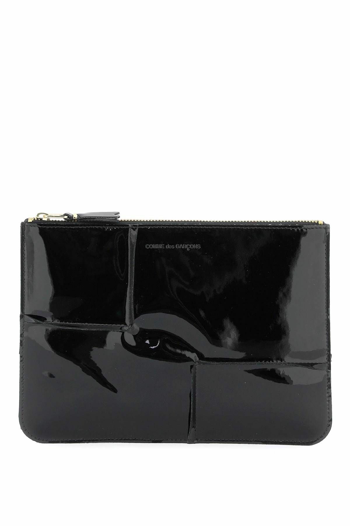COMME DES GARCONS WALLET glossy patent leather Black Comme des Garcons ...