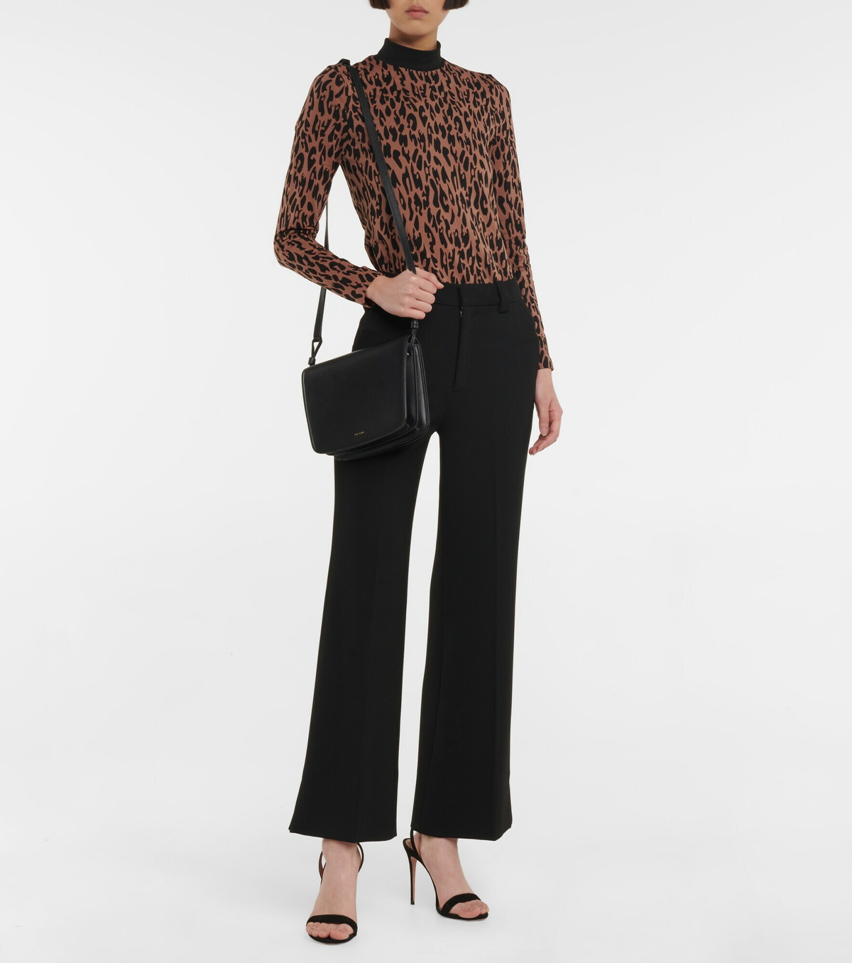 Wolford - Leopard-print mockneck top Wolford