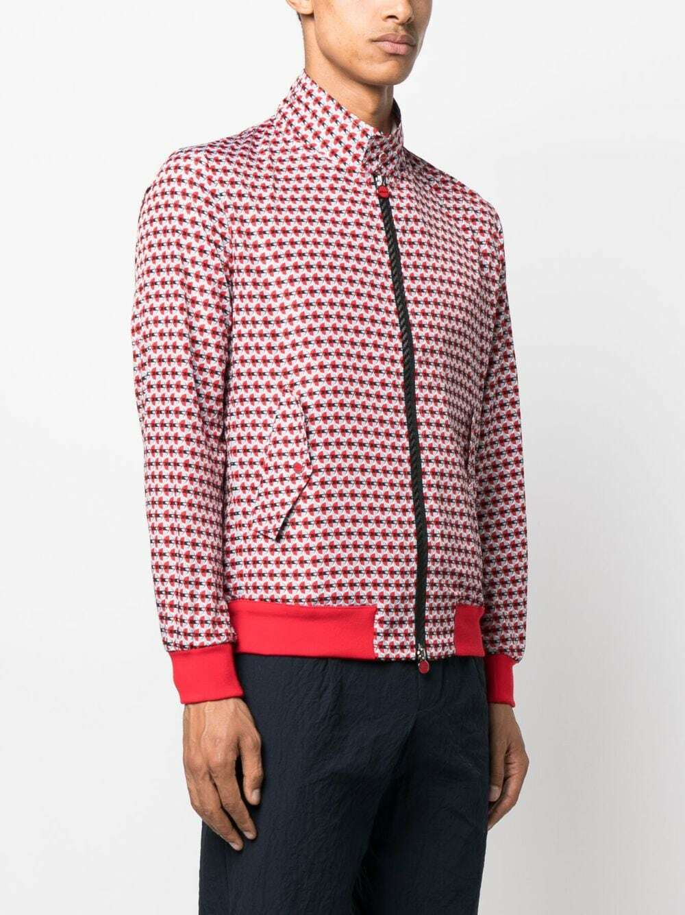KITON - Printed Bomber Jacket Kiton