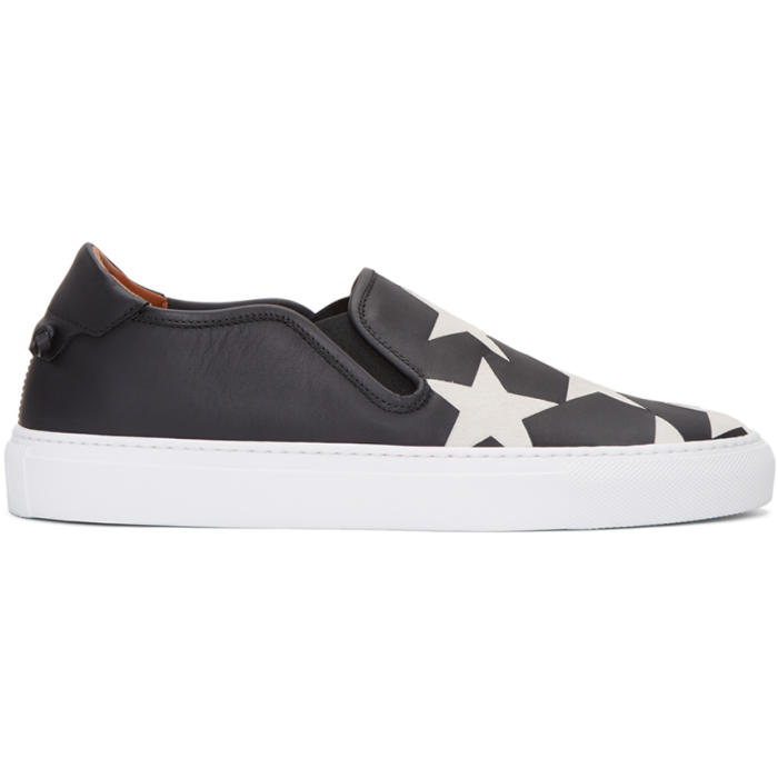Givenchy Black Star Street Skate Slip-On Sneakers Givenchy