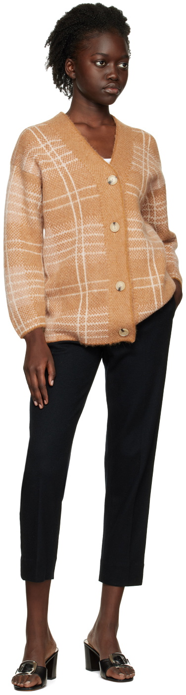 Vince Tan Brushed Cardigan Vince