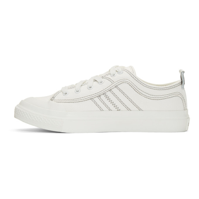 Diesel White S-Astico Low Sneakers Diesel