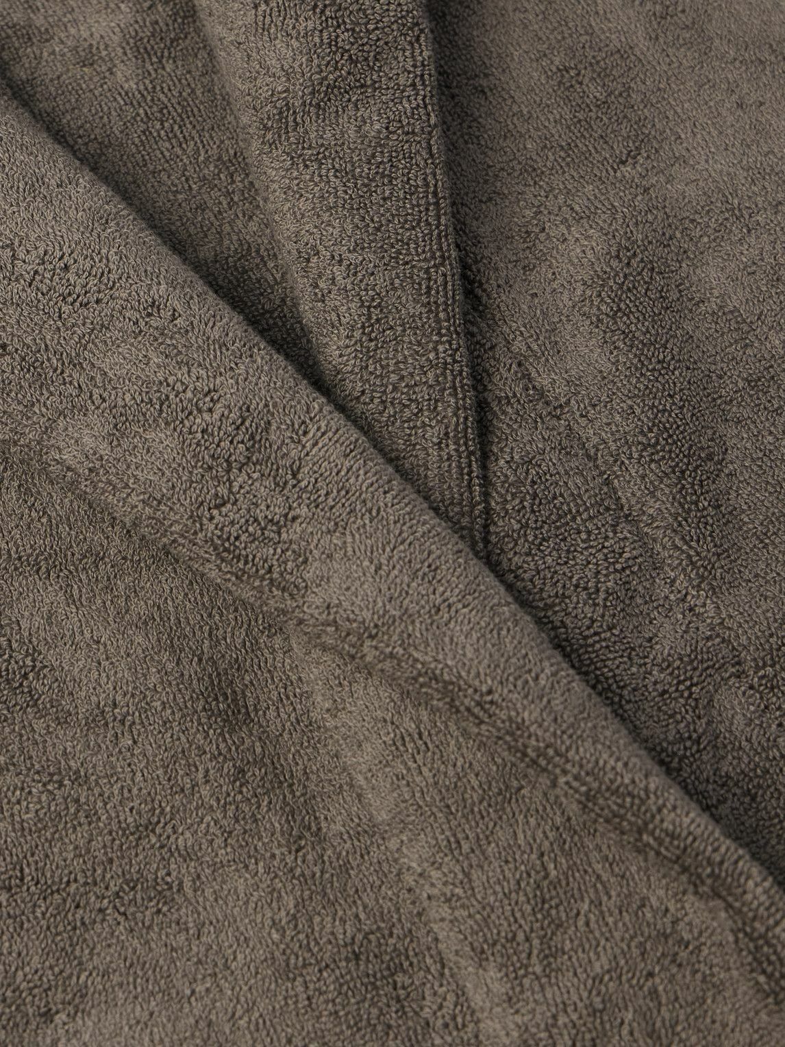 Rick Owens - Logo-Jacquard Cotton-Terry Hooded Robe - Brown Rick Owens