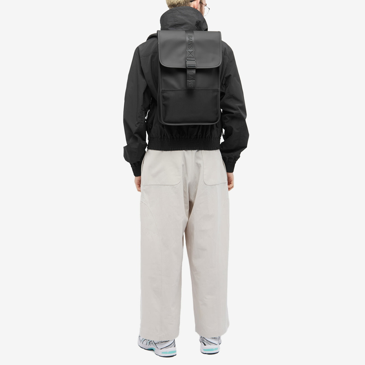 Rains Men's Trail Backpack Mini in Black Rains