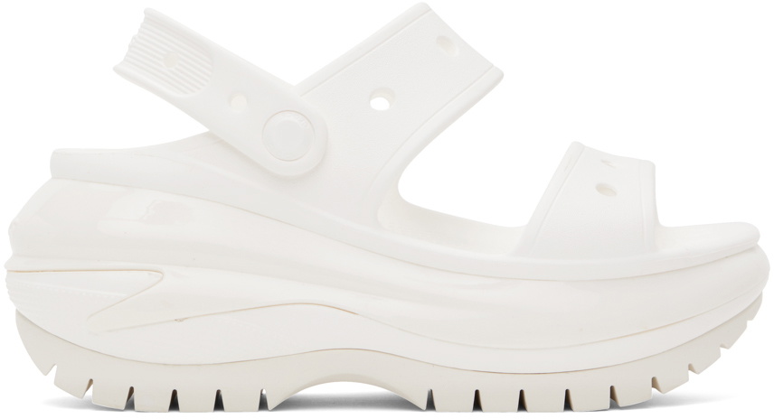 Crocs White Mega Crush Sandals Crocs
