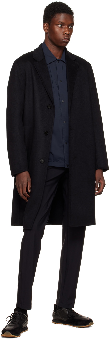 Theory Black Suffolk Coat Theory
