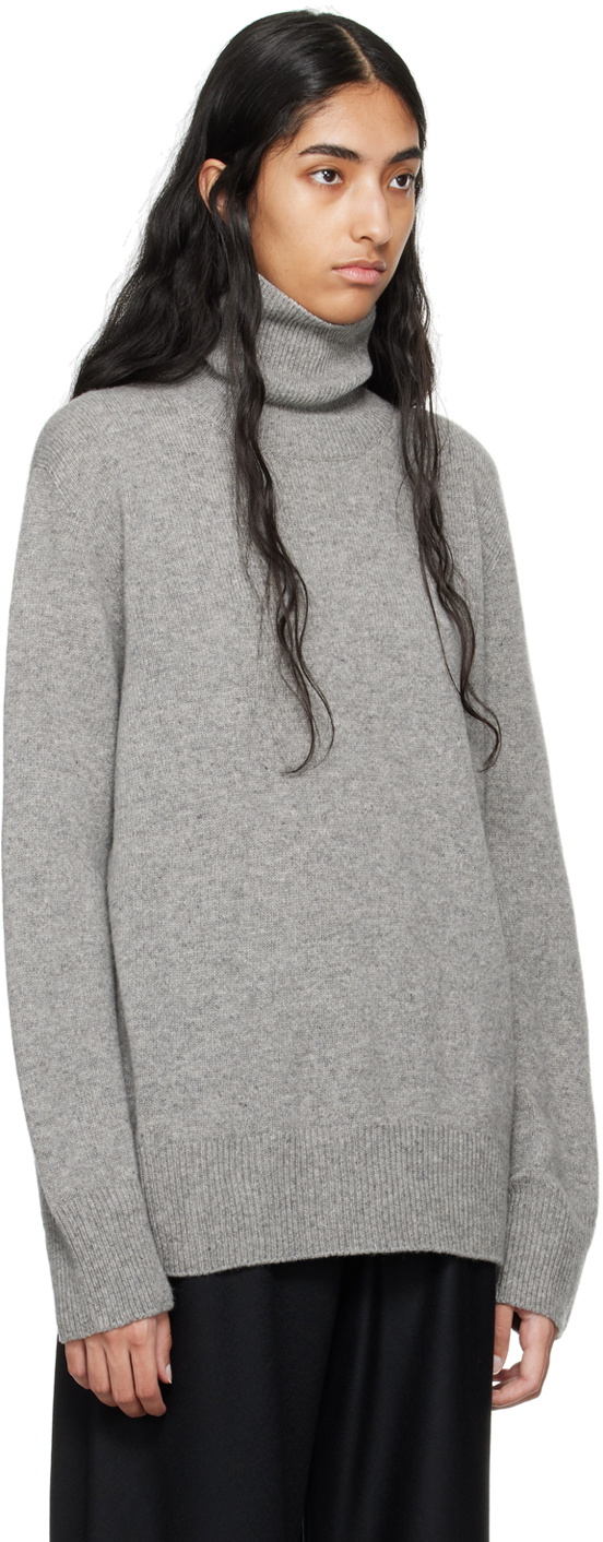 The Row Gray Stepny Turtleneck The Row