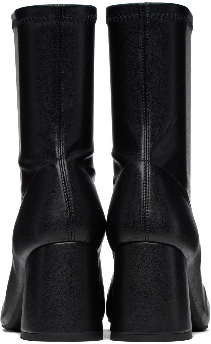 Simon Miller Black Faux-Leather Mojo Boots Simon Miller