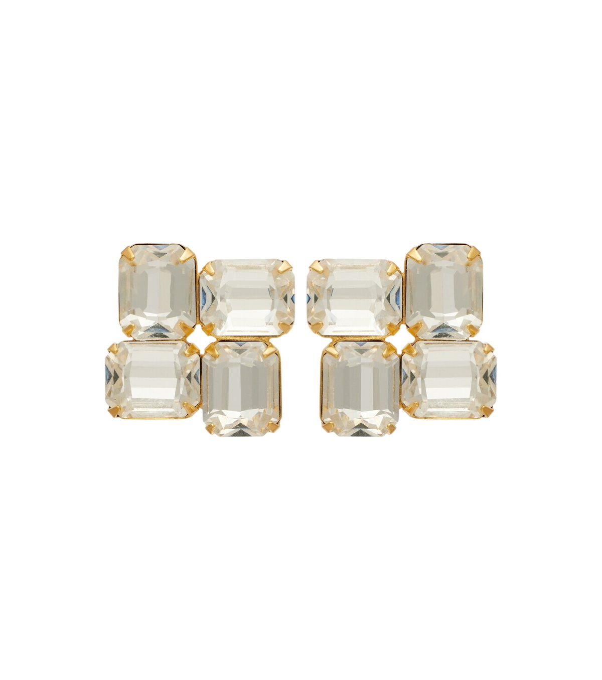 Jennifer Behr Piccolo crystal-embellished gold-plated earrings Jennifer ...