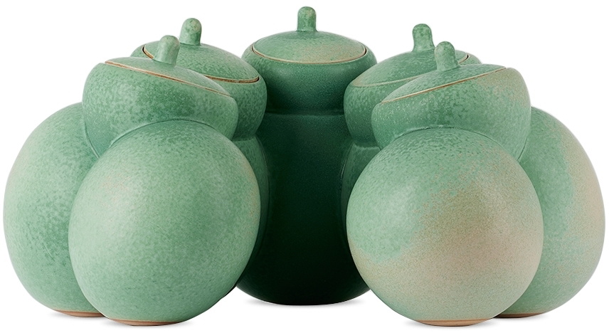 Daniel Cavey Green Cluster Jars