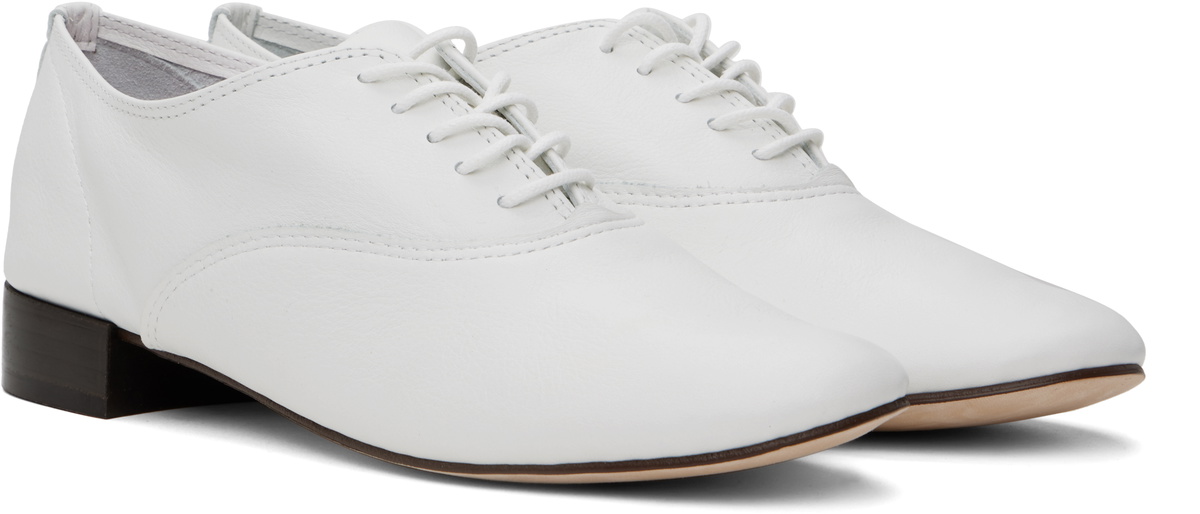 Repetto White Zizi Oxfords Repetto