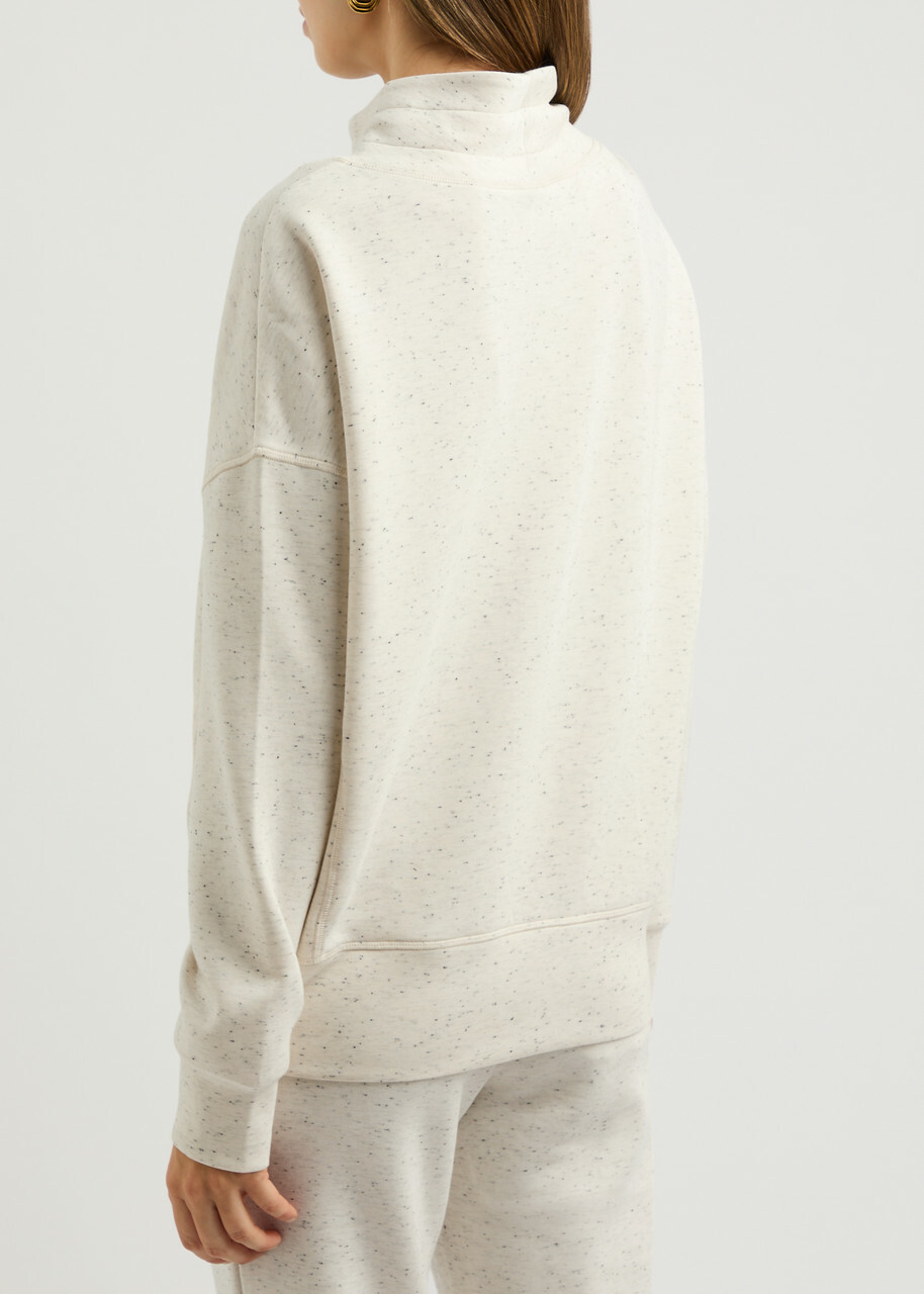 Varley Oakdale Stretch-jersey Sweatshirt Ivory Varley