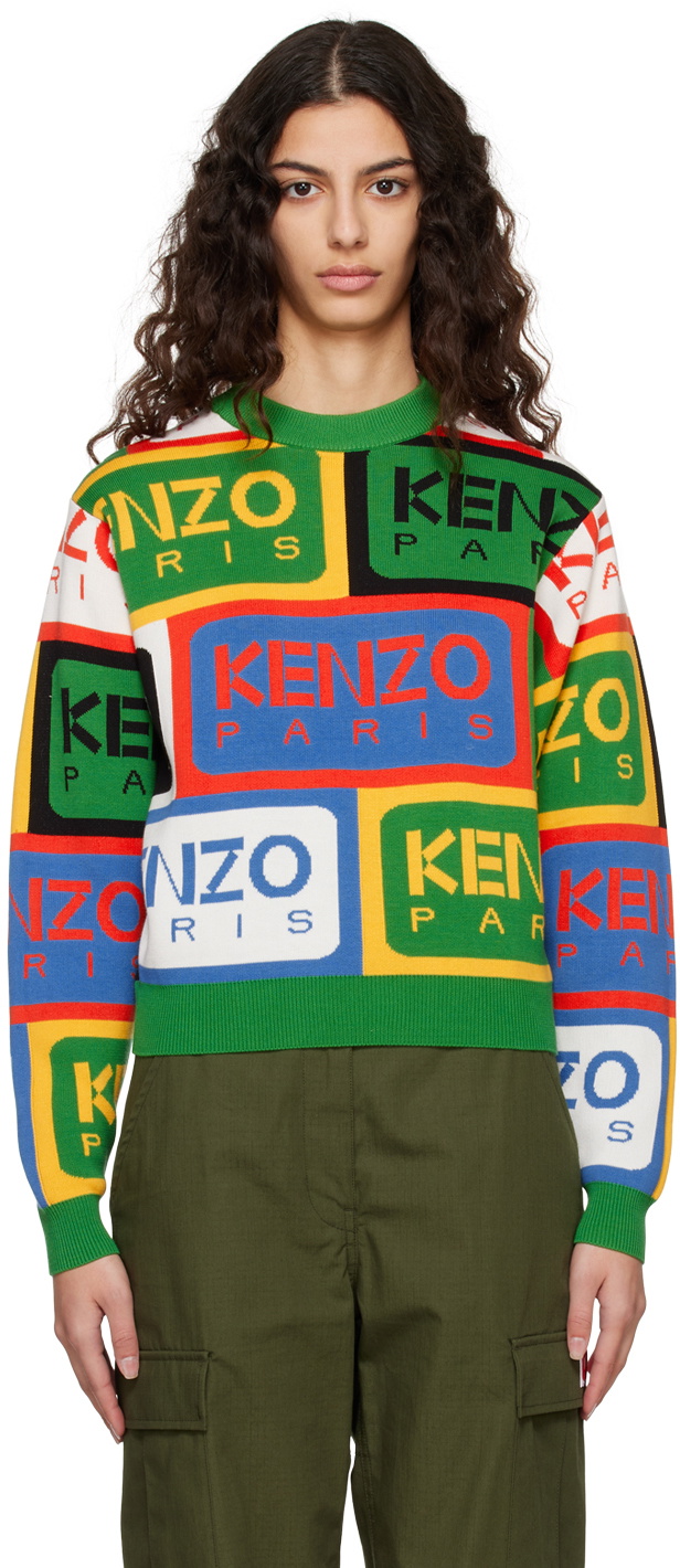 Kenzo Multicolor Kenzo Paris Label Sweater Kenzo