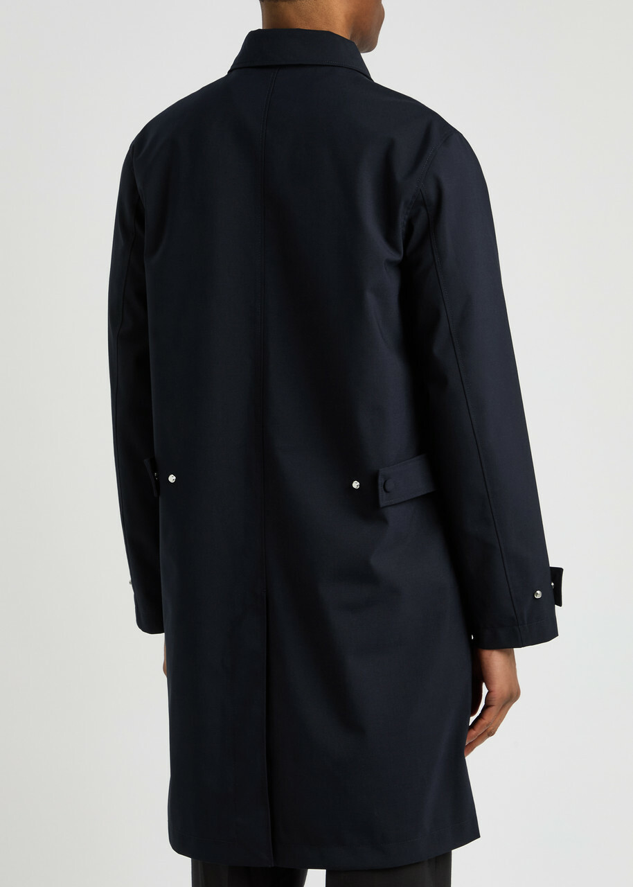 Officine Générale Mayeul Hooded Woven Parker Navy Officine Generale