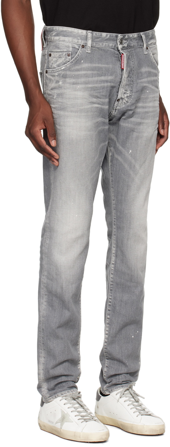 Dsquared2 Gray Cool Guy jeans Dsquared2