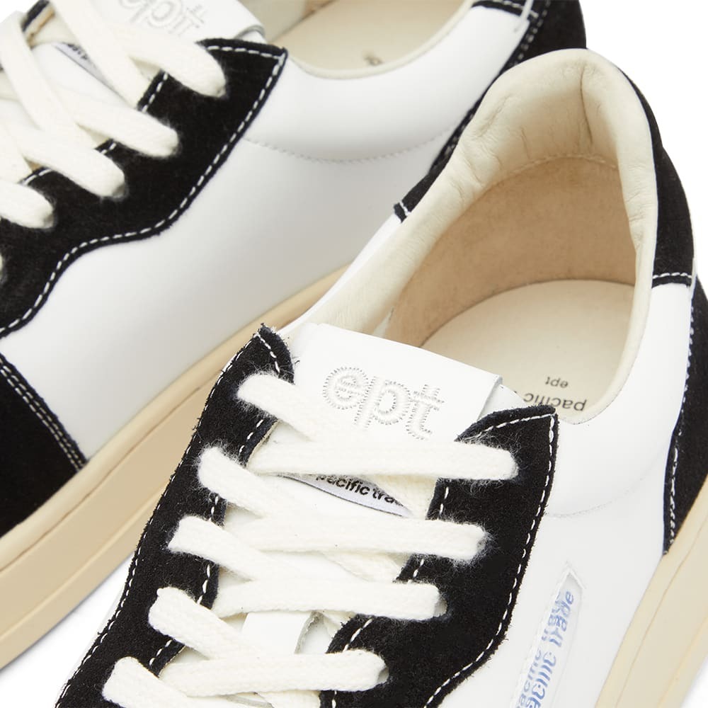 East Pacific Trade Men's Court Sneakers in Off White/Black East Pacific ...