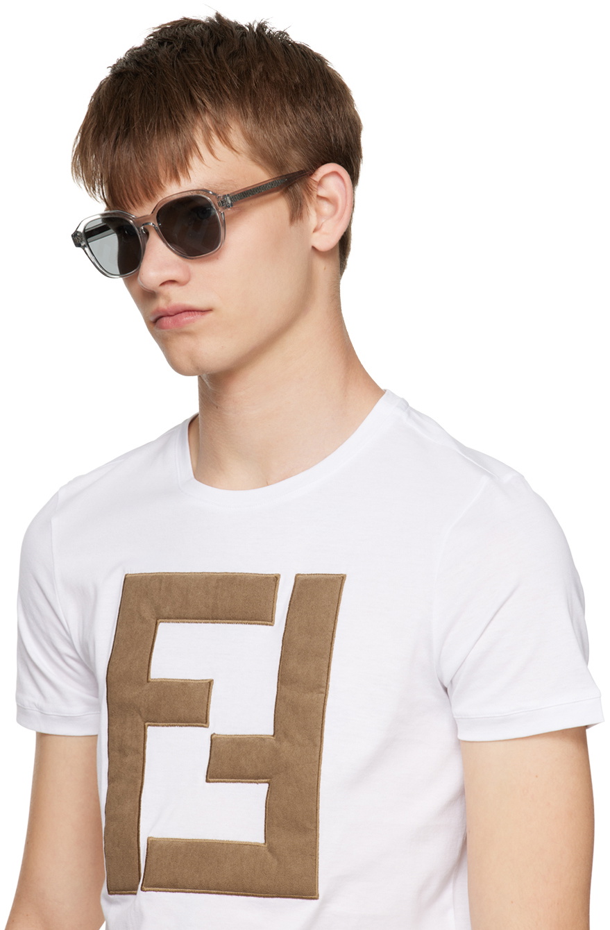 Fendi Transparent Square Sunglasses Fendi