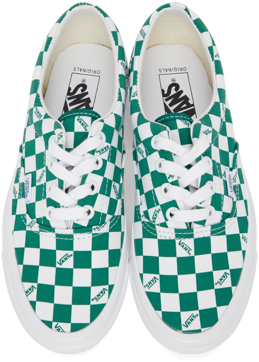 Vans Green & White OG Era LX Sneakers Vans
