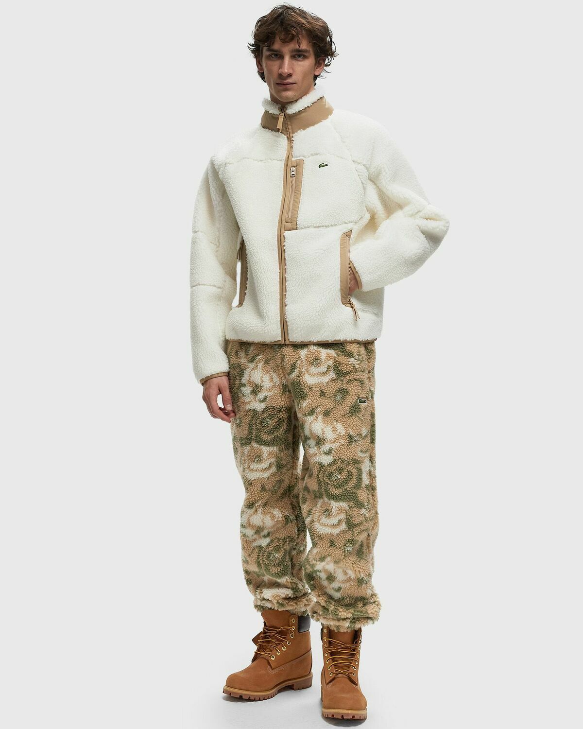Lacoste Fleece Zip Up Jacket Multi Fleece Jackets Lacoste