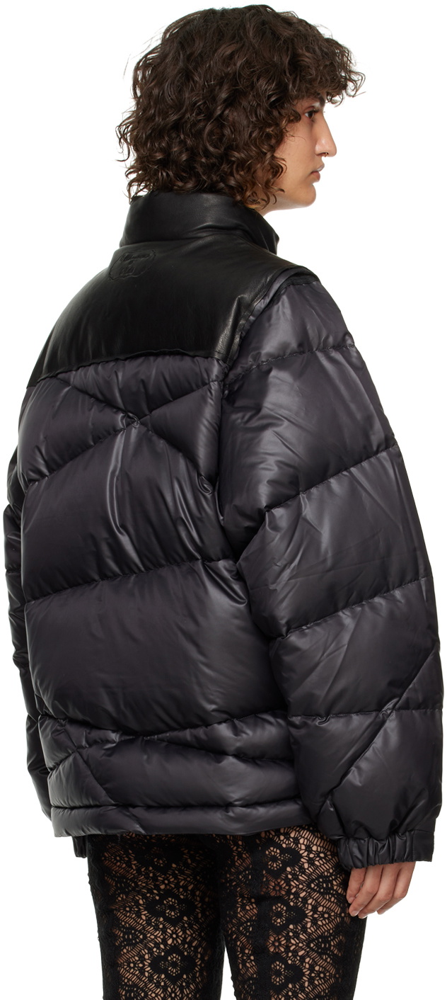 Undercover Black Quilted Down Jacket Undercover