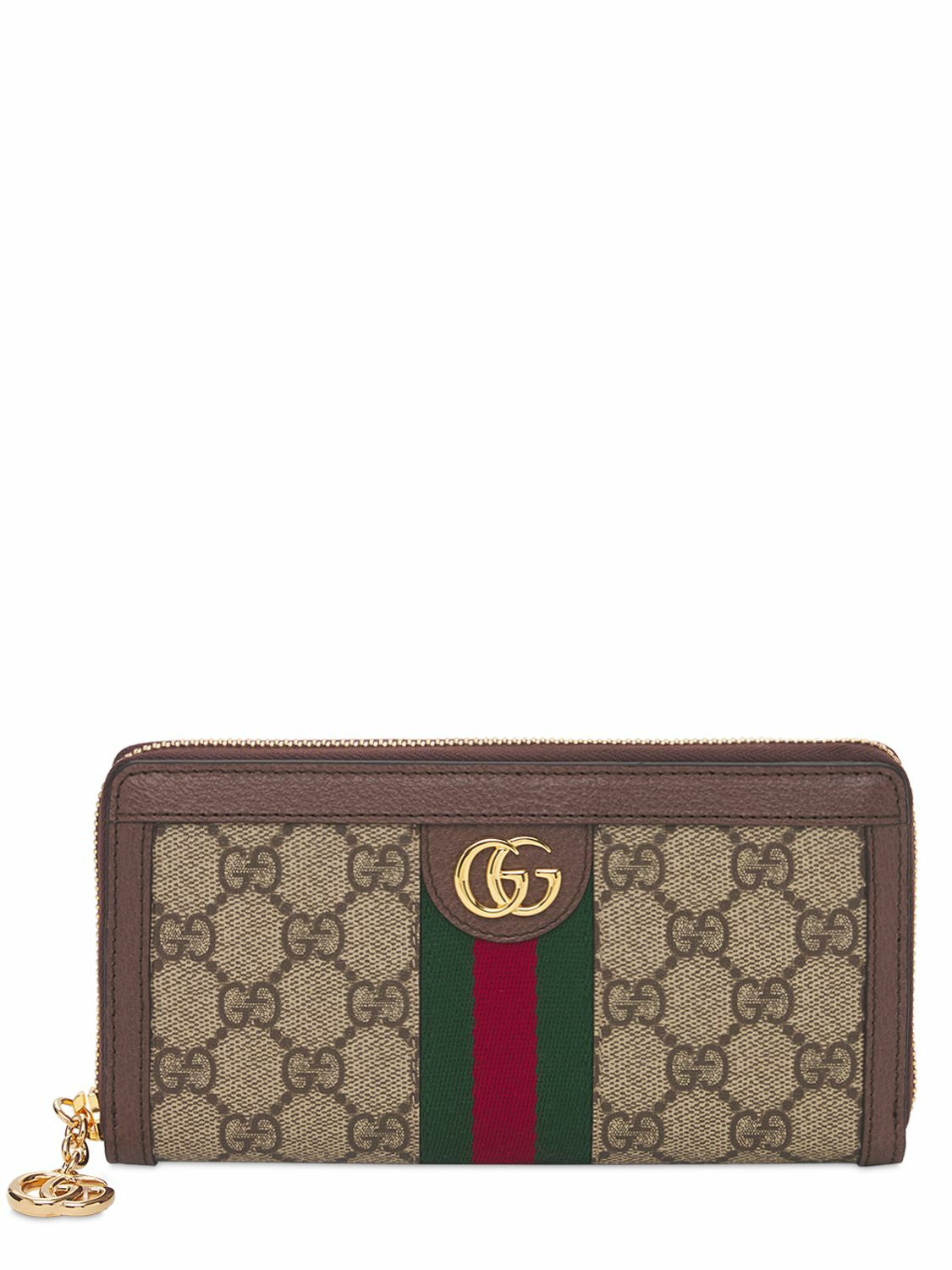 GUCCI - Ophidia Gg Supreme Zip Around Wallet Gucci