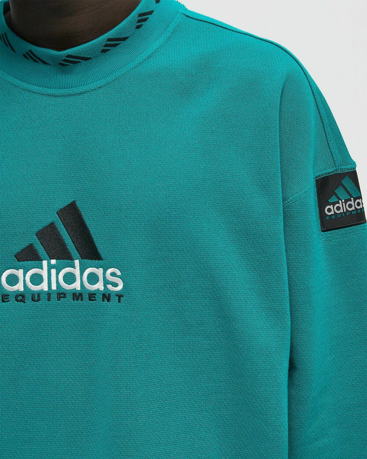 Adidas EQT REFLECT CREW Green Mens Sweatshirt adidas
