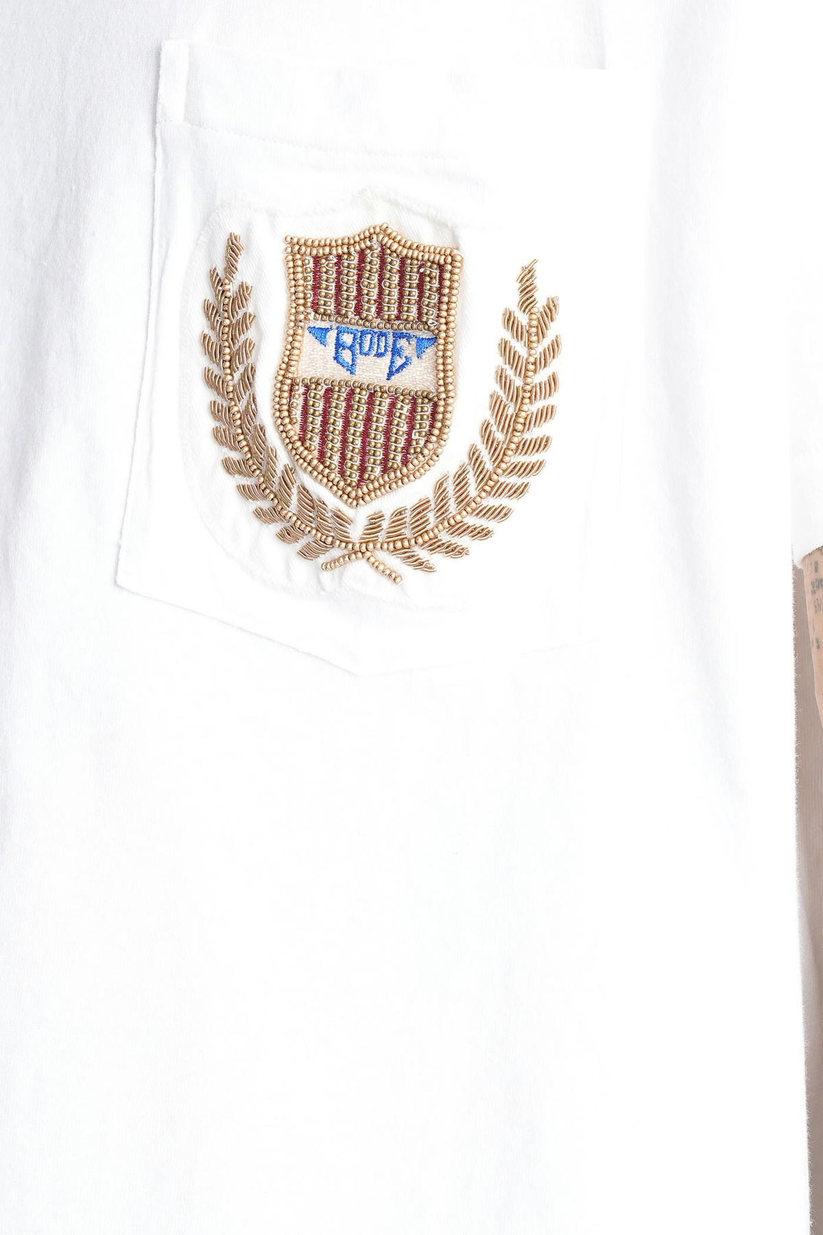 Bode T-shirt In White Cotton Bode