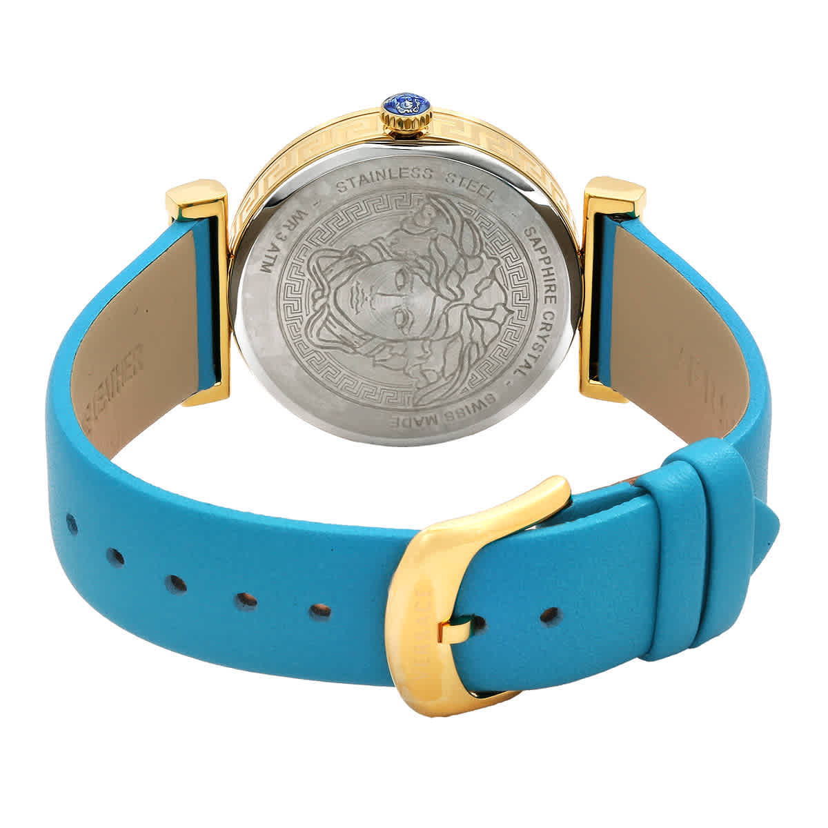 Versace Regalia Quartz Turquoise Dial Ladies Watch VE6J00323 Versace