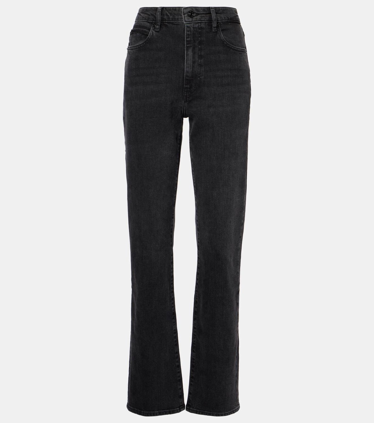 Frame Ruler high-rise straight-leg jeans Frame Denim