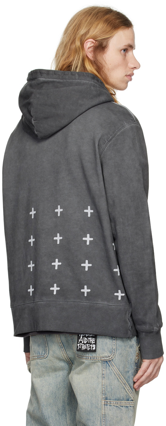 Ksubi Gray 1999 Fade Kash Hoodie Ksubi