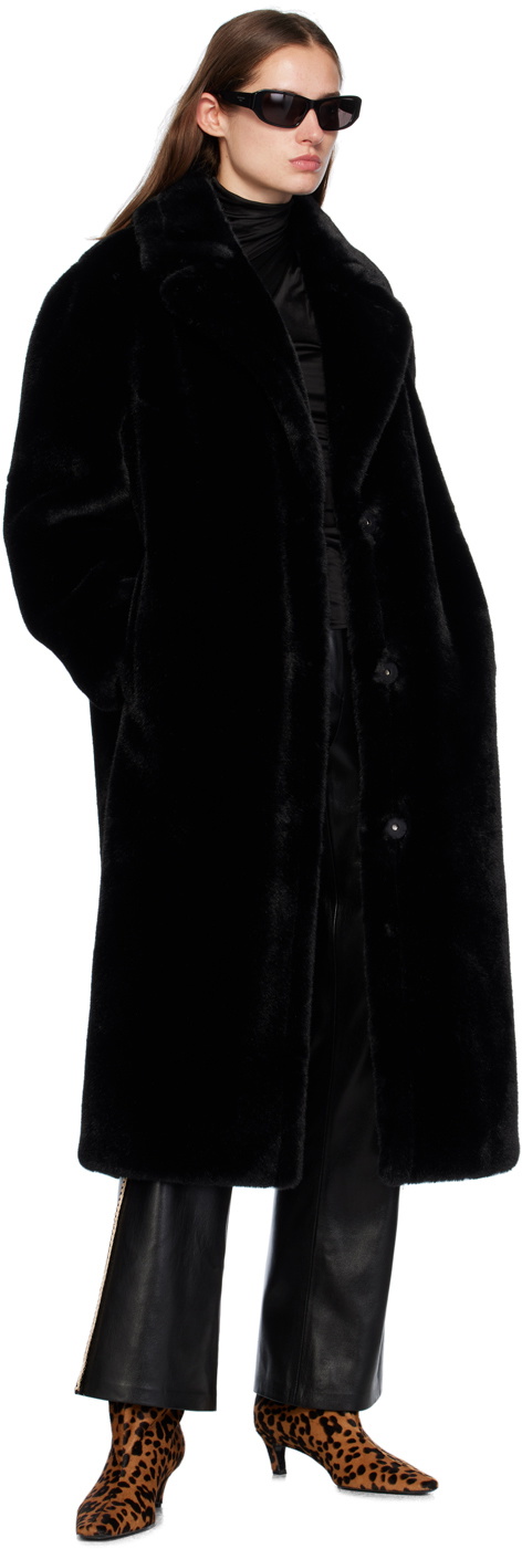 Stand Studio Black Maria Faux-Fur Coat Stand Studio
