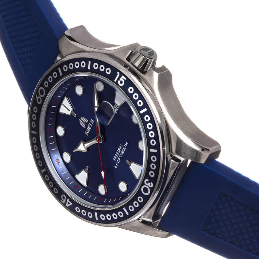 Shield Freedive Quartz Blue Dial Mens Watch SLDSH115-4 Shield