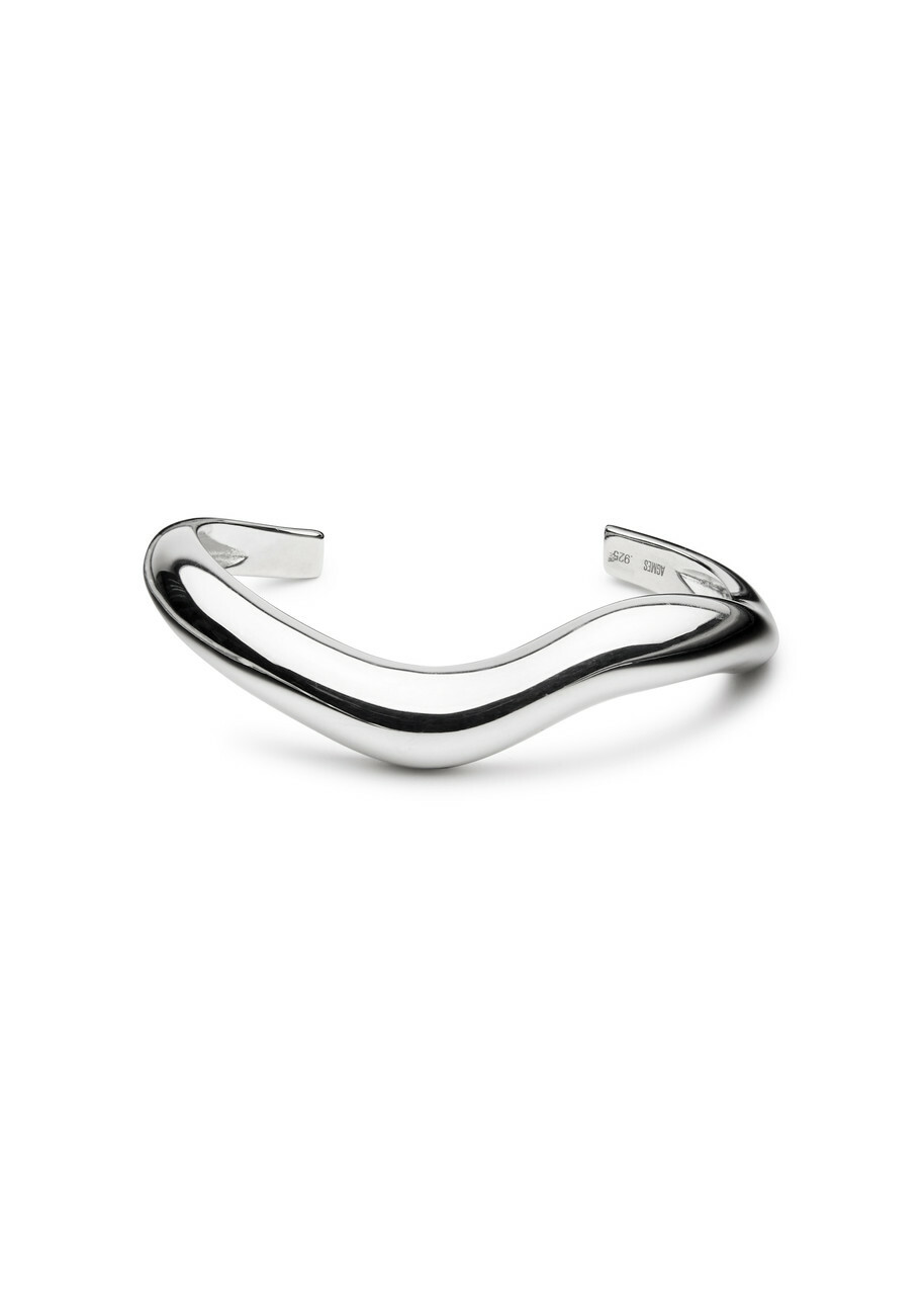 Agmes Astrid Medium Sterling Silver Cuff - One Size AGMES