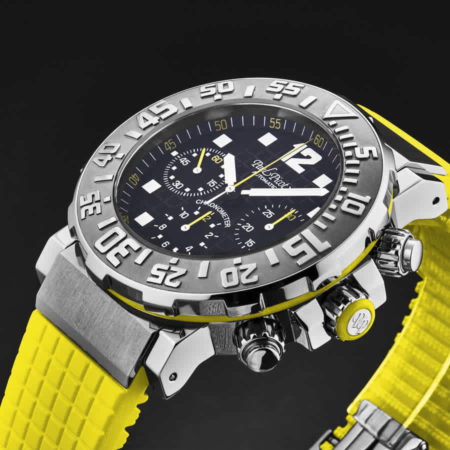Paul Picot C-Type Chronograph Automatic Black Dial Mens Watch P4116 ...