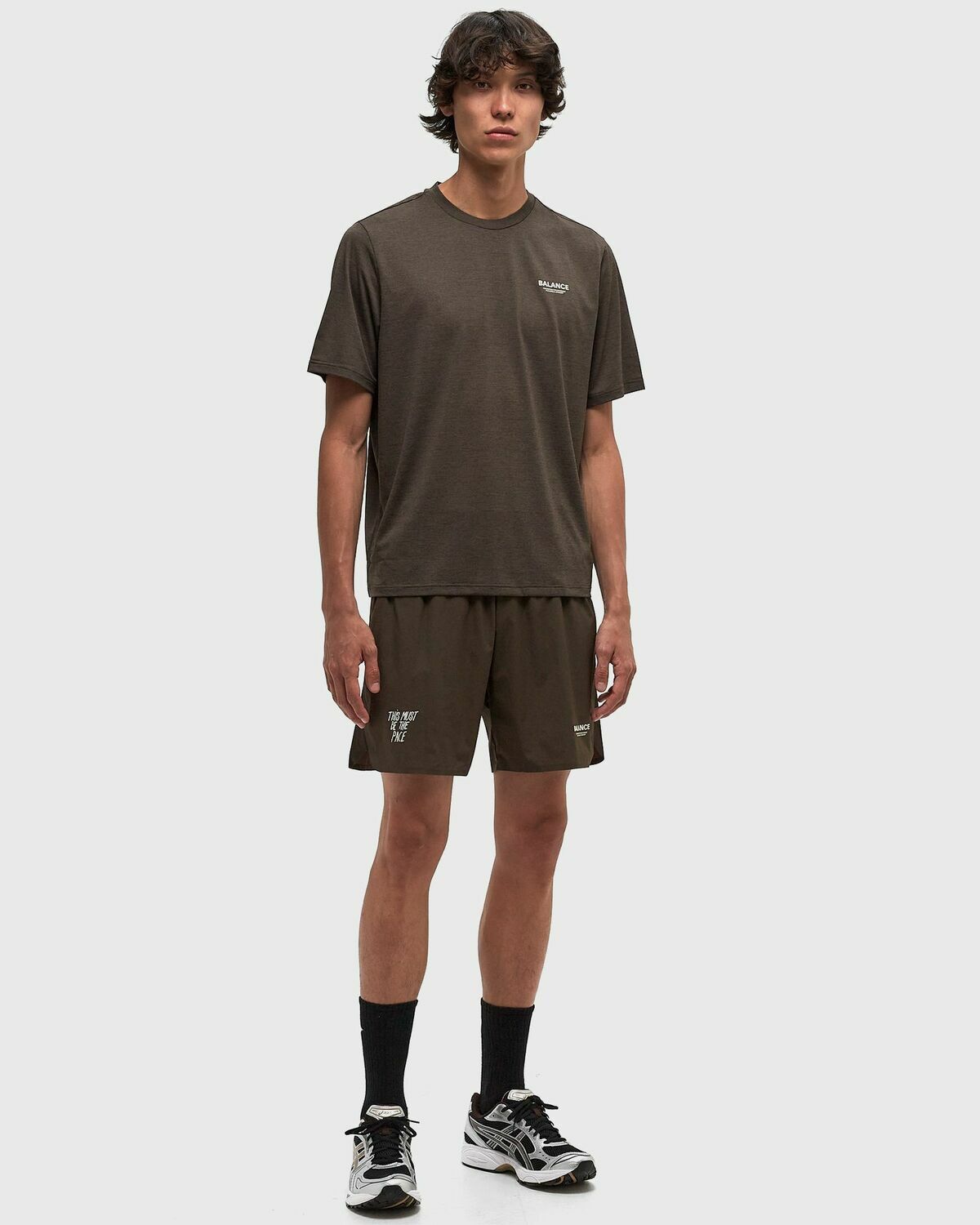 Pas Normal Studios Balance Shorts Brown Mens Sport & Team Short Pas ...