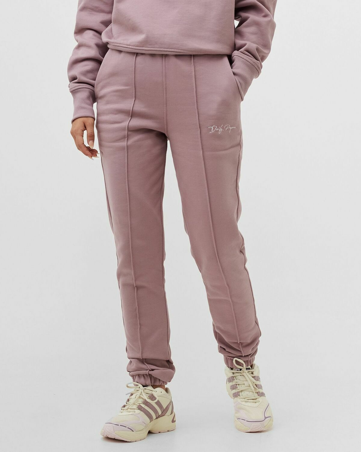 Daily Paper Wmns Ety Script Jogger Pink - Womens - Sweatpants Daily Paper