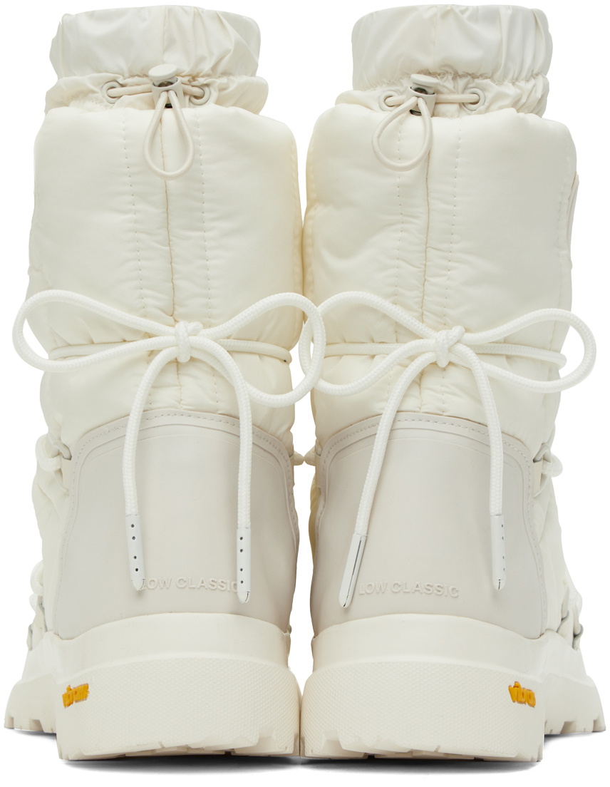 LOW CLASSIC White Padding Boots Low Classic