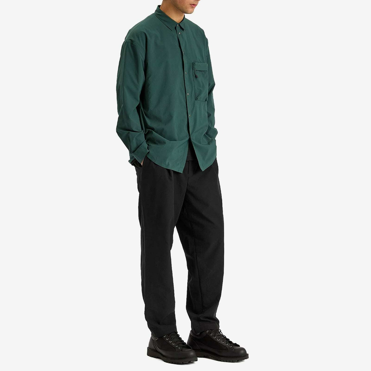 NANGA Men's Excursion Shirt in Green Nanga
