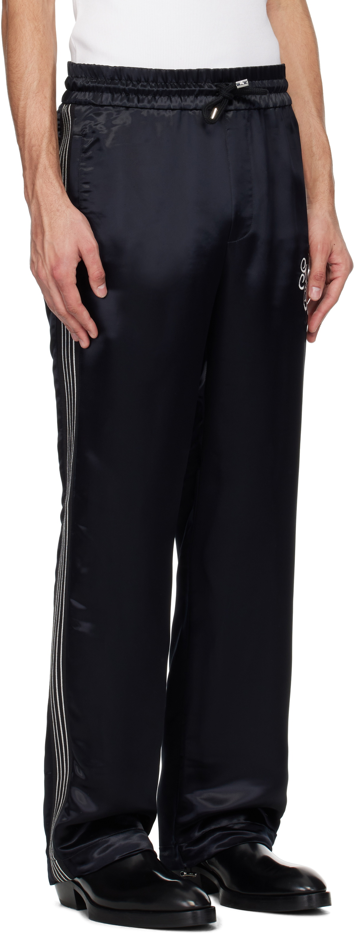 AMIRI Black MA Music Note Track Pants Amiri
