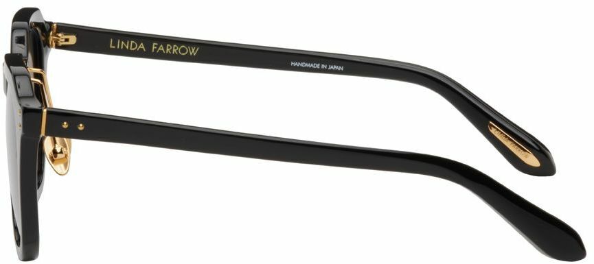 LINDA FARROW Black Fletcher Sunglasses Linda Farrow Luxe